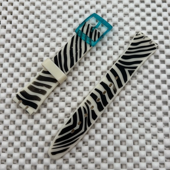 Swatch | Accessories | Swatch Watch Strap Gl15 Blue Zeb | Poshmark